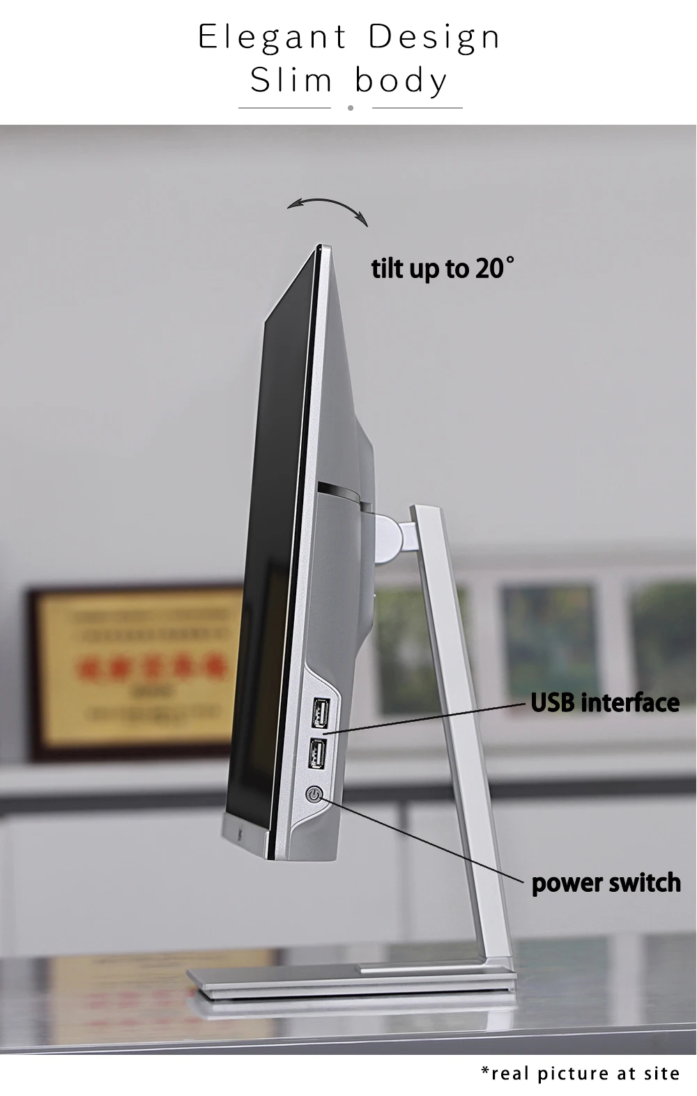 Computer Monoblock Core I9 Pc Desktop All In One 23.8 Inch Curved Screen I3 I7 I5 Diy Gaming ...