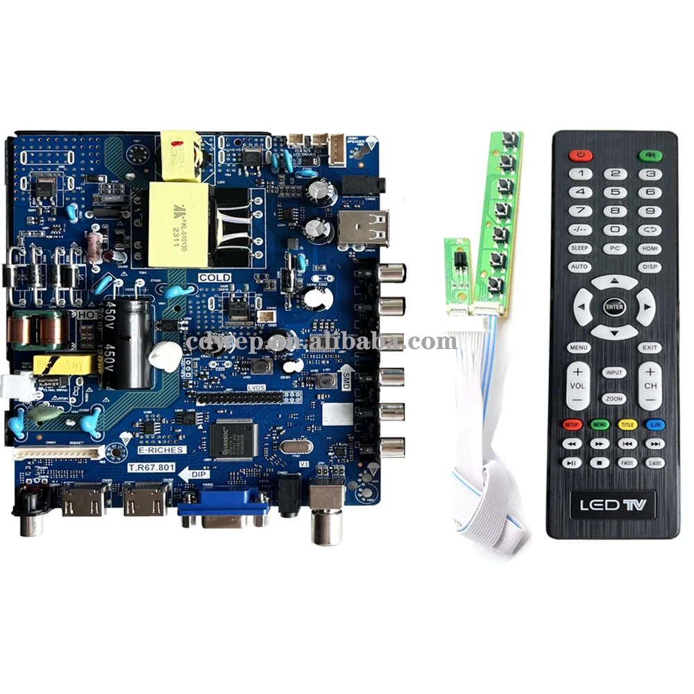 42inches Universal Led Tv Mainboard T.r67.801 Led Tv Mother Board 33 ...