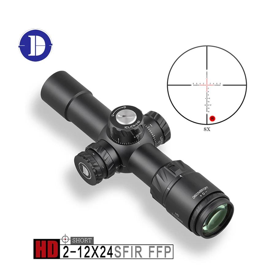 New Arrival Discoveryopt Eteched Glass Red Illumination Reticle Scope ...