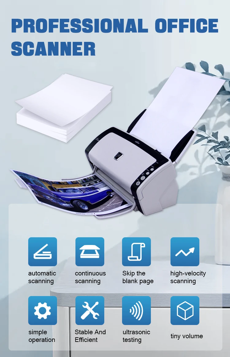 High Speed Scanner Office Machine Document Scanner A4 For Fujitsu ...