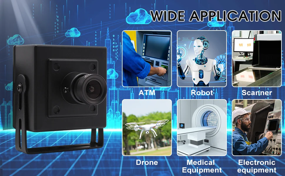 ELP 8MP Camera Module - High Resolution, No Distortion
