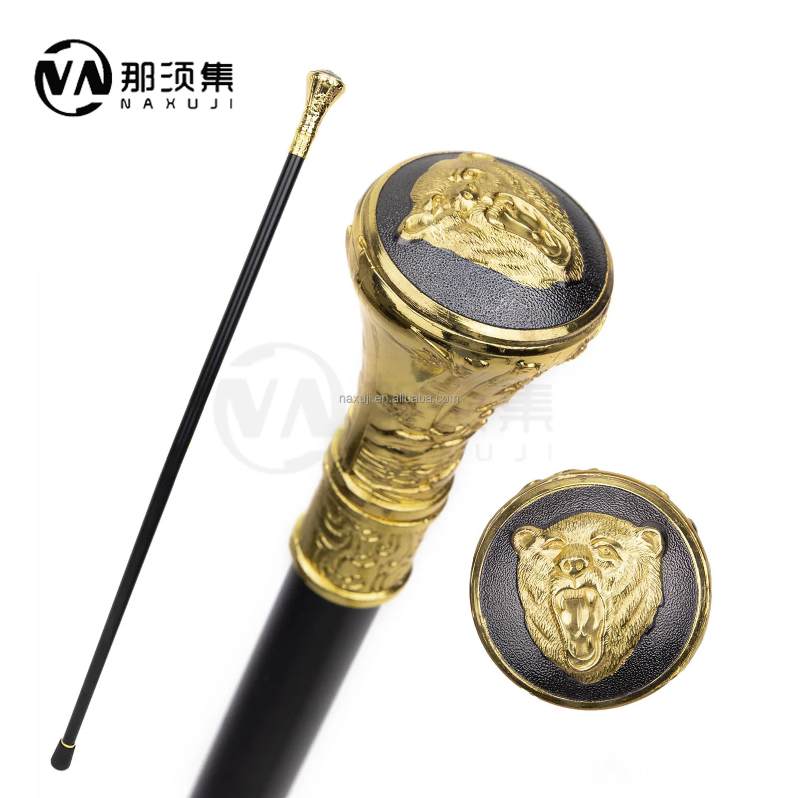Gold Alloy Elegant 93cm Fashion Man Decorative Walking Cane Men Luxury ...