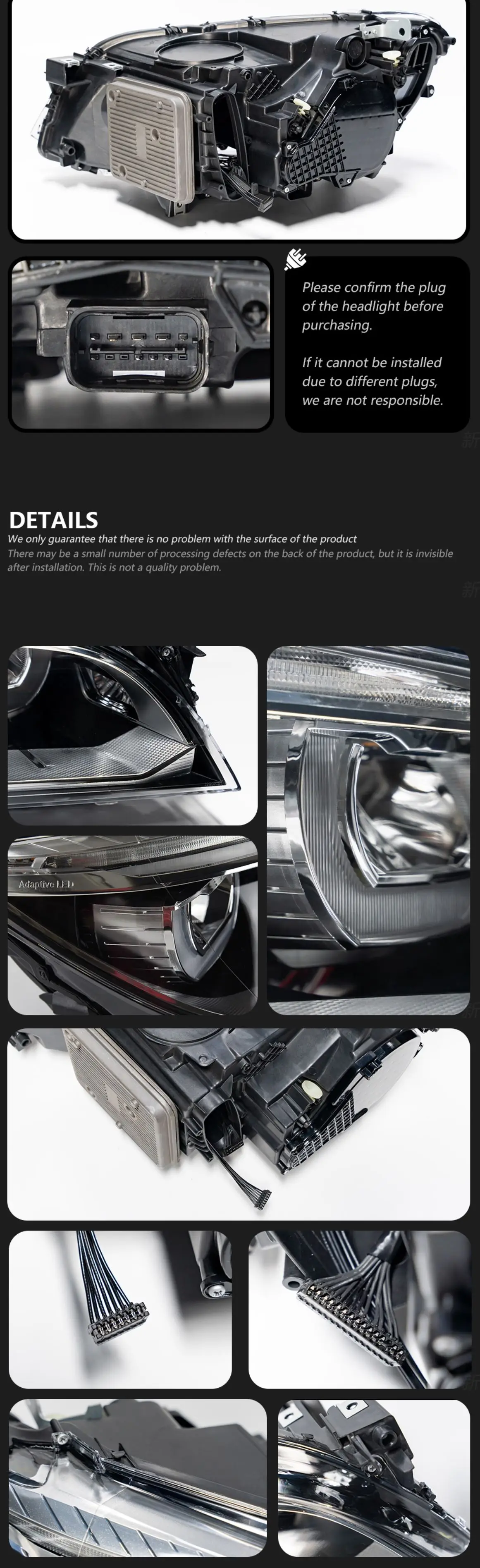 Kabeer Modified F01 Headlight for BMW 7 Series Upgrade