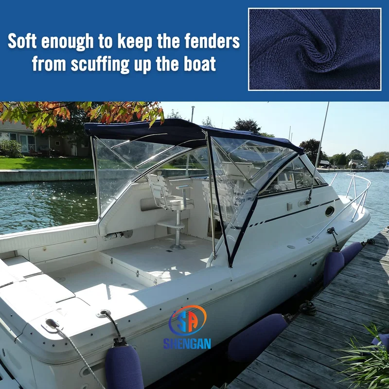 Boat Fender Covers For Boats 2 And 4 Packs (8.5'' X 16'',10'' X 22 ...