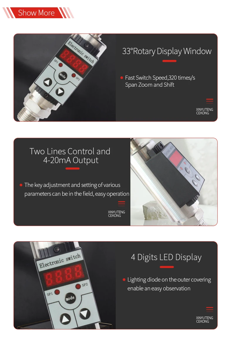 Digital 24vdc Water Pressure Switch Digital Pressure Switch - Buy ...