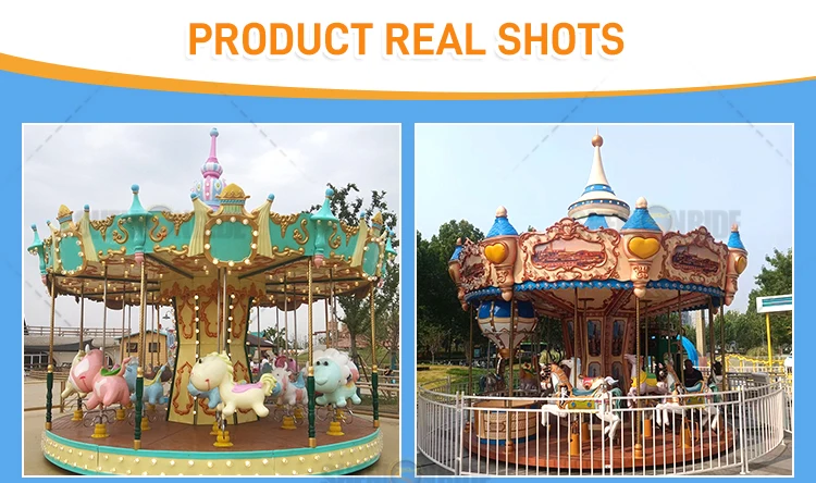 New Classic Single-Tier Carousel Horse Ride | Indoor/Outdoor Amusement ...