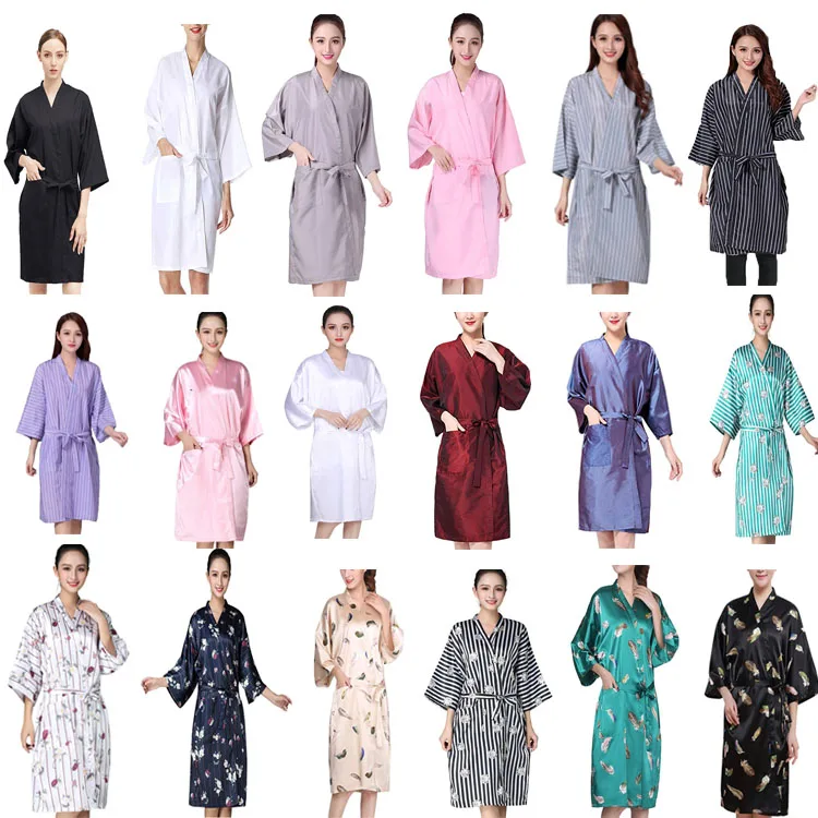 Low Moq Client Gown Robes Custom Logo Washable Different Colors Barber ...