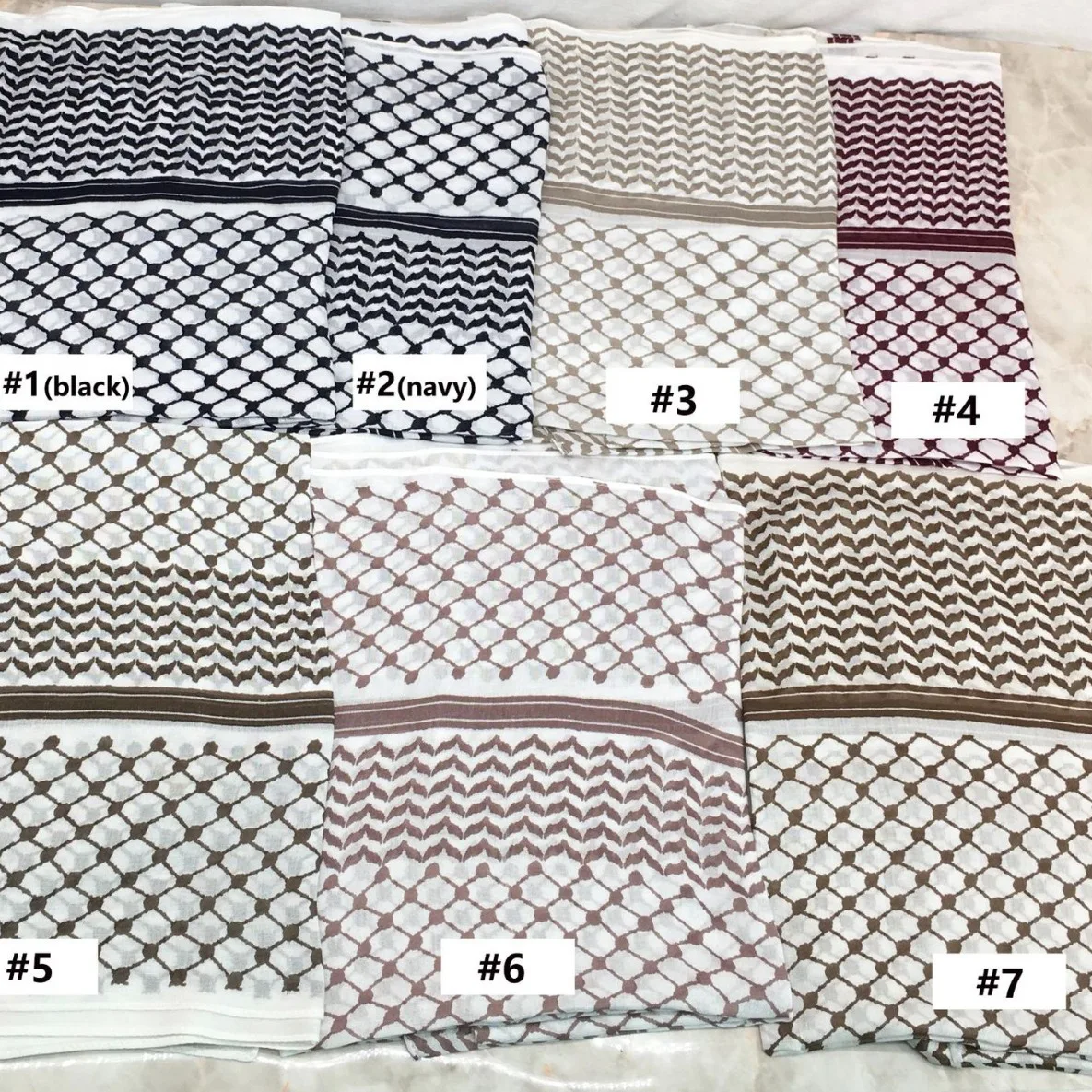 Latest Hot Arab Turban Wrap Comfortable Muslim Modal Headscarf Keffiyeh ...