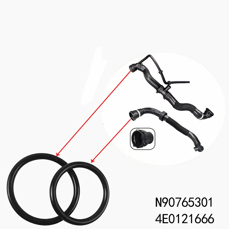 Upper And Lower Water Pipe Joint Sealing Ring For Audi A6l Q3 A3 A4l Vw ...