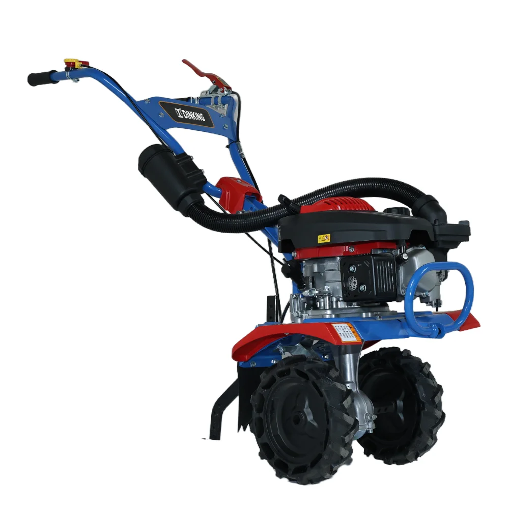 Dinking Mini Garden Cultivators Power Tiller Small Hand Push Gasoline ...