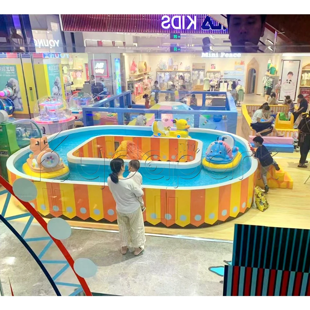 Outdoor Indoor Fiberglass Waterway Carousel Floating Boat