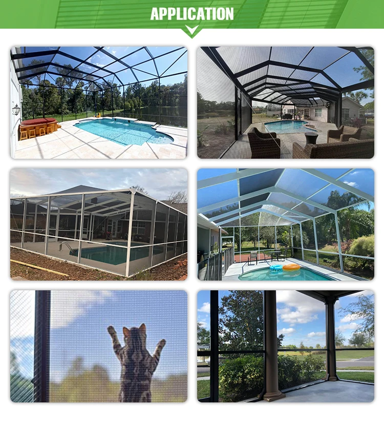 High Tensile No Dark Line Heavy Duty Mesh Easy Installation Window ...