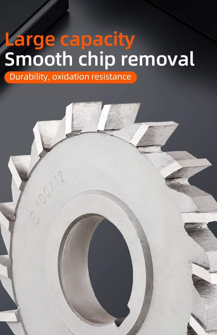 HSS Three-Sided Edge Milling Cutter - Precision & Durability