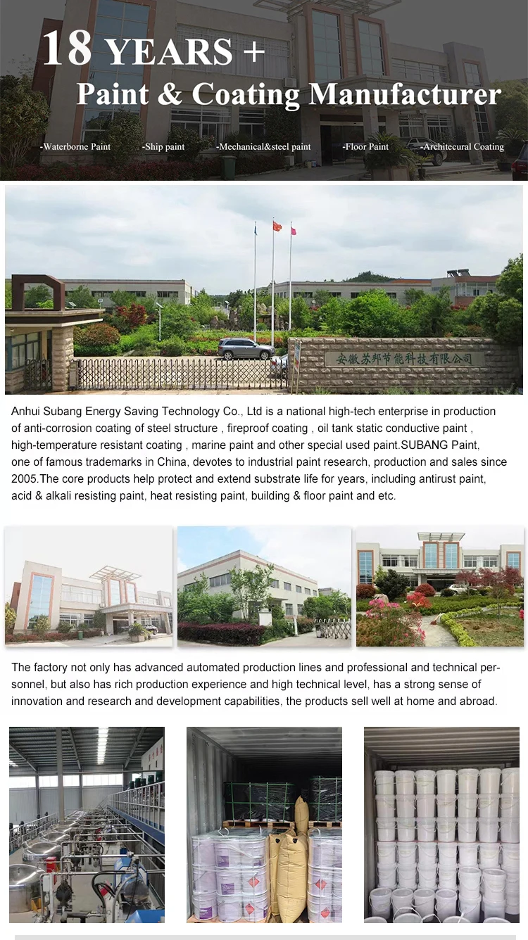 High Build Epoxy Bituminous Anti-Corrosive Paint for Ship Bottom Steel ...