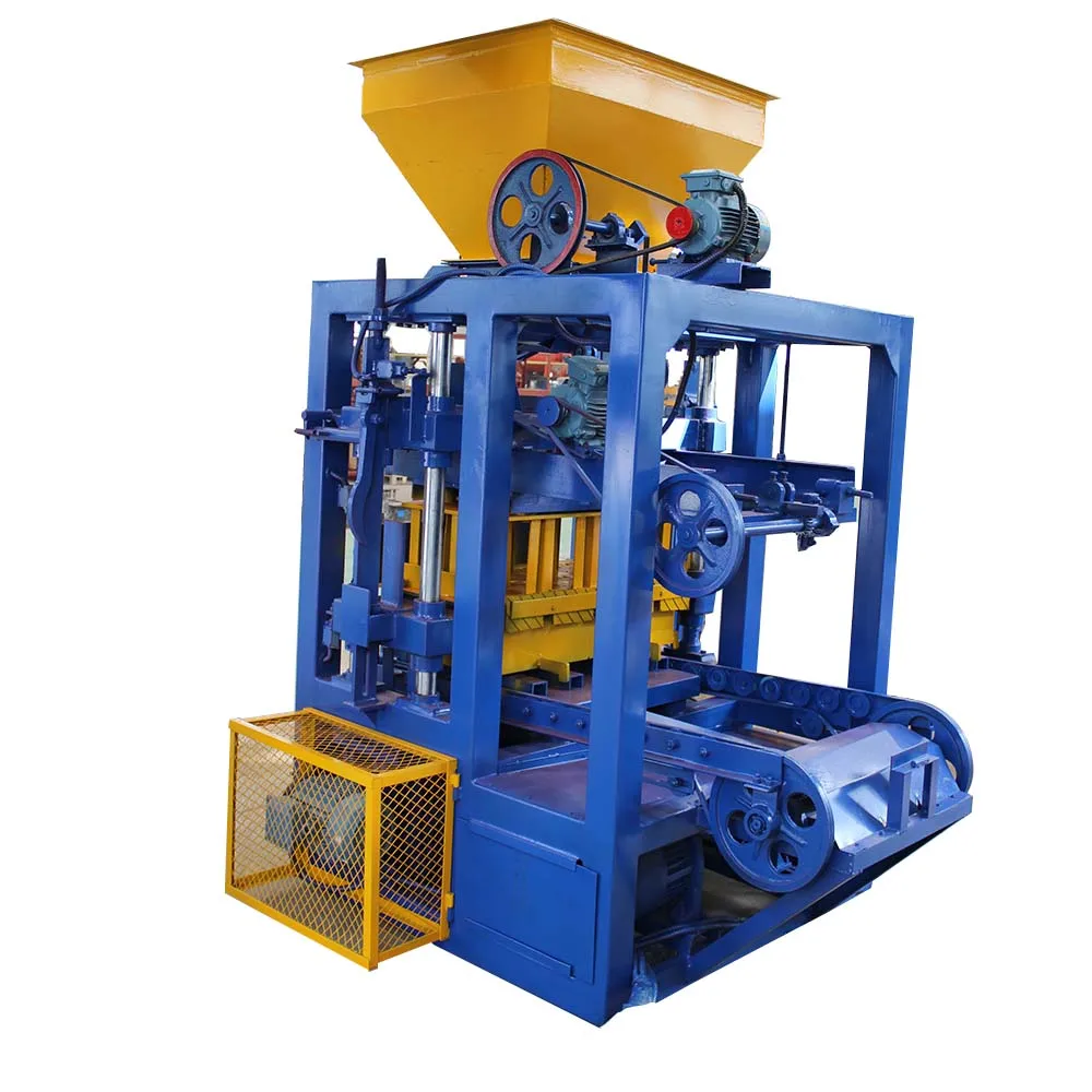 Semi Automatic Electric QT4-24 Brick Making Machine