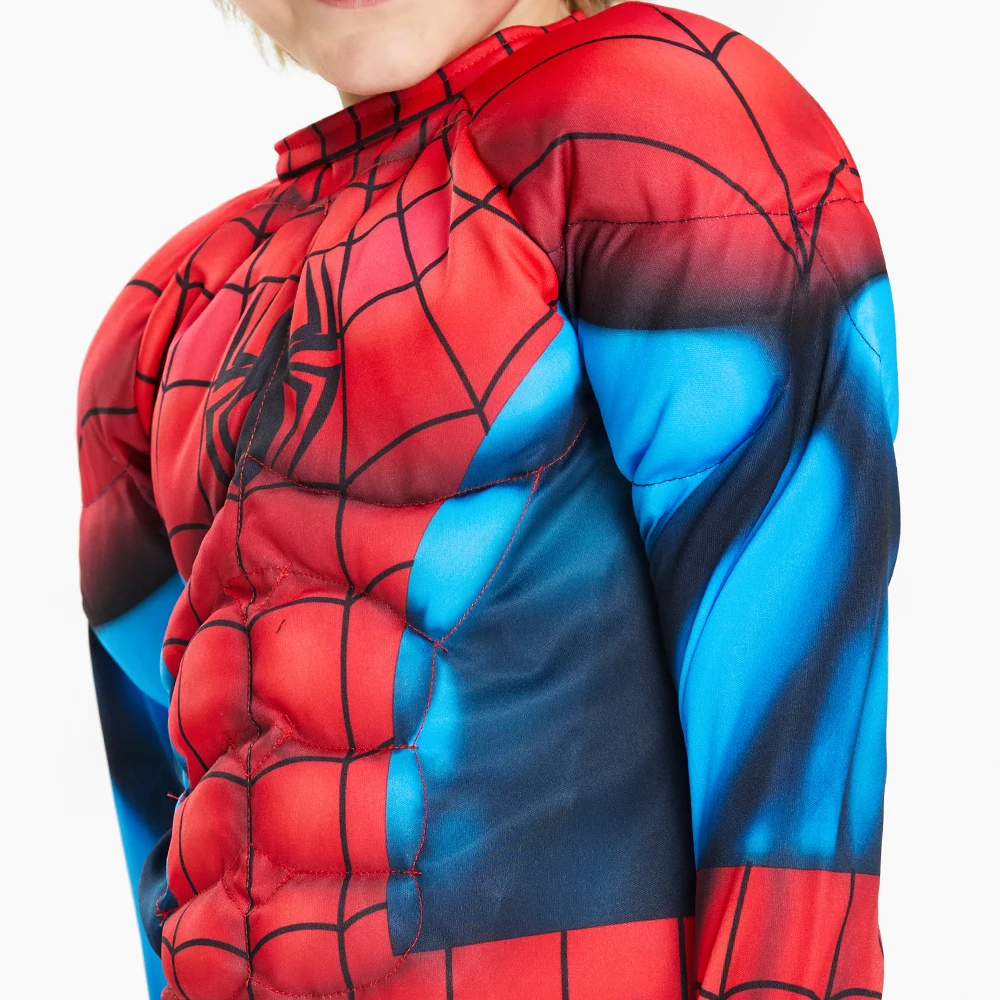 Superhero Kids Muscle Spider-man Costume Child Cosplay Super Hero ...