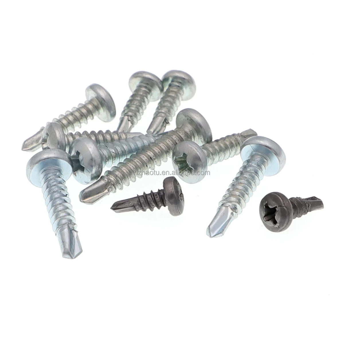 DIN 7504N Phillips Galvanized Stainless Steel Pan Head Self Drilling ...