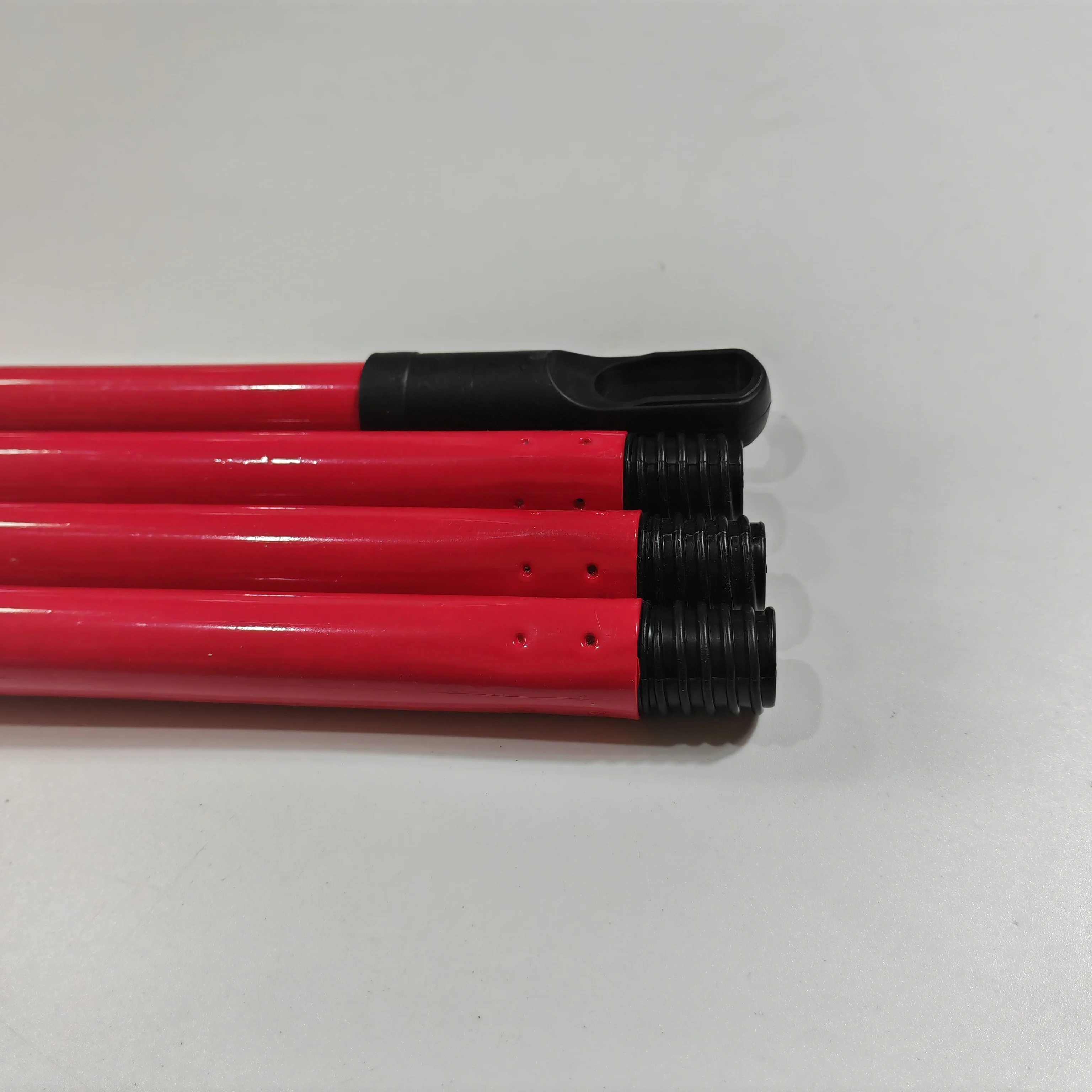 Coating Red Iron Broom Stick Broom Handle Italian Thread With Colorful ...