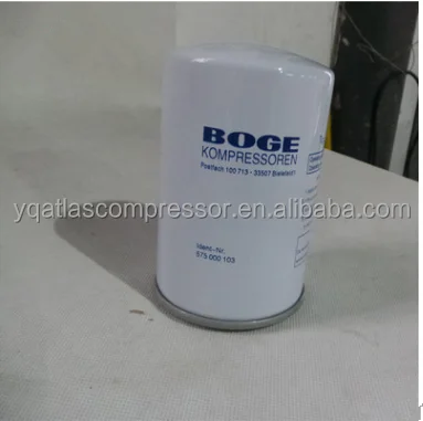 Boge Screw Air Compressor Filter Element 586001115p 529002901p ...
