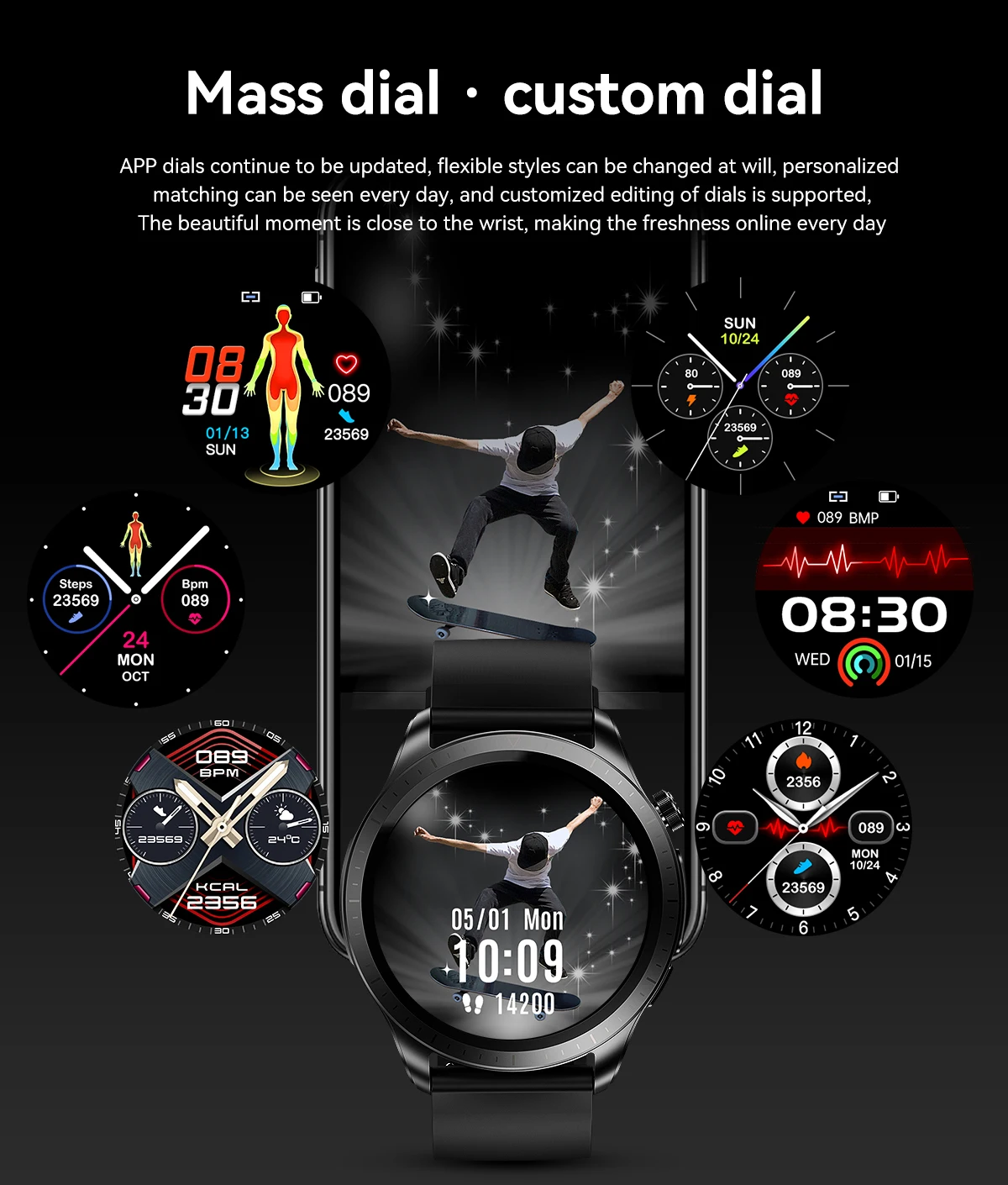 Medical Grade Ecg Smart Watch Blood Oxygen Monitor Health Care ...