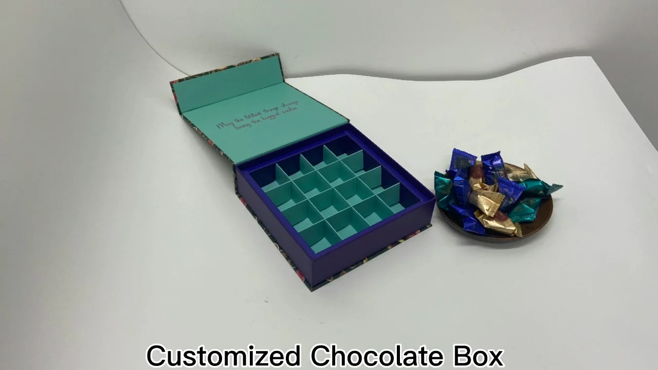 Customized Food Grade Candy Sweet Packaging Gift Boxes Compartment ...