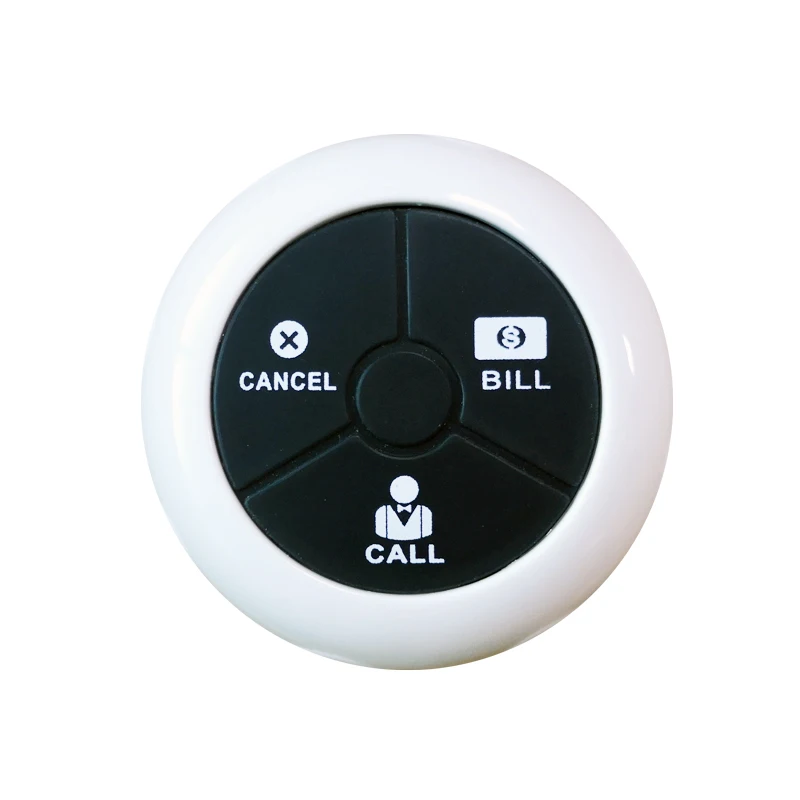 Waterproof Table Button Buzzer Restaurant Waiter Calling System - Buy ...