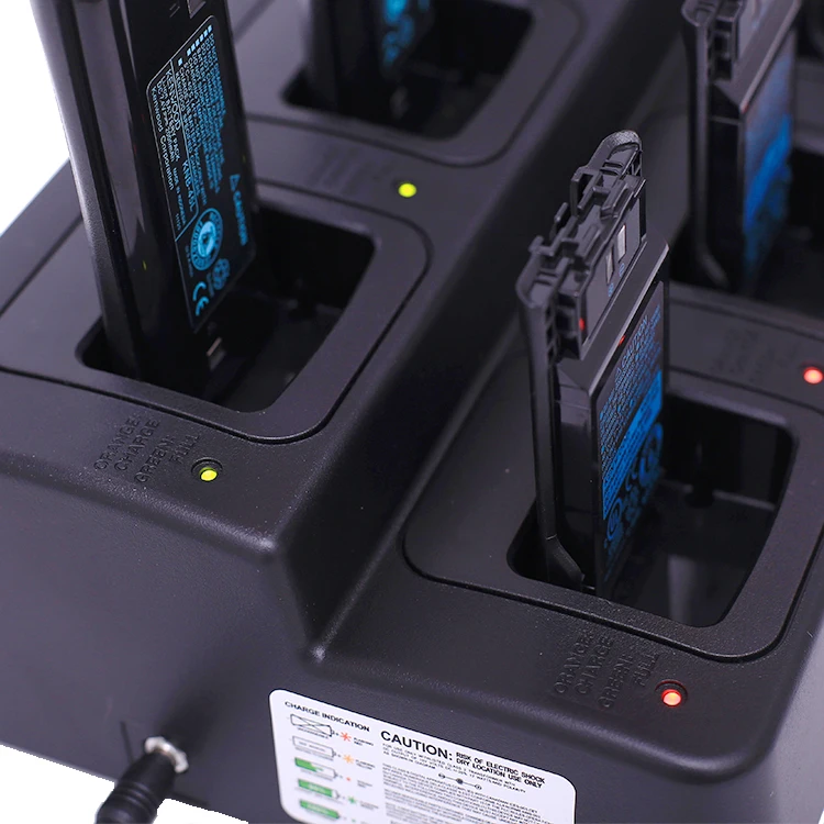 Customizable Mulit Unit Charger 6 Way for Motorola Kenwood Krisun ...