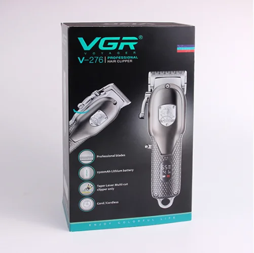 Vgr V-276 Adjustable Meatal Hair Cut Trimmer Machine Professional Electric Barber Hair Clipper ...