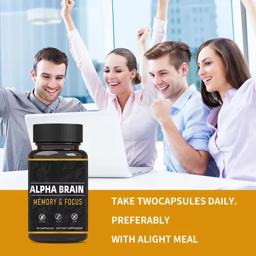 Dropshipping Alpha Nootropic Brain Health Capsules Supplement Support ...