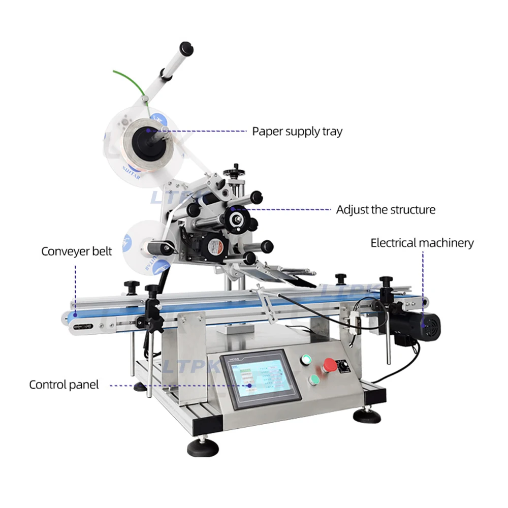 LT-160 Automatic Desktop Double Side Can Labeling Machine