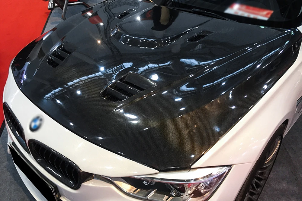 Gts Rz Style Carbon Fiber Engine Hood For Bmw 3 Series M3 F30 F35 G80 ...