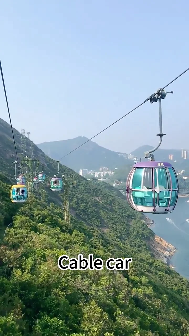 Fix Grip Chairlift Ropeway Sightseeing Cablecar In Tourism Area Scenic ...