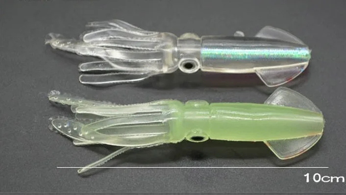 Oem Rubber Squid Skirts Octopus Soft Fishing Lures Luminous 10cm 8g - Buy Soft Squid Lure Soft ...
