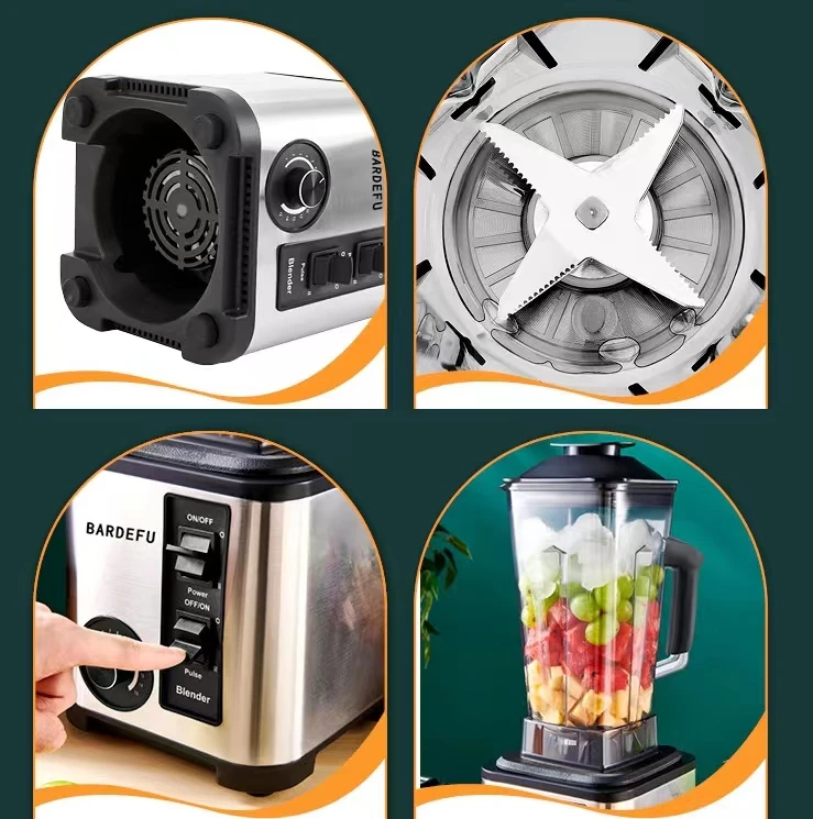 BARDEFU Julcer - High Quality Blender Smoothie Stainless Steel