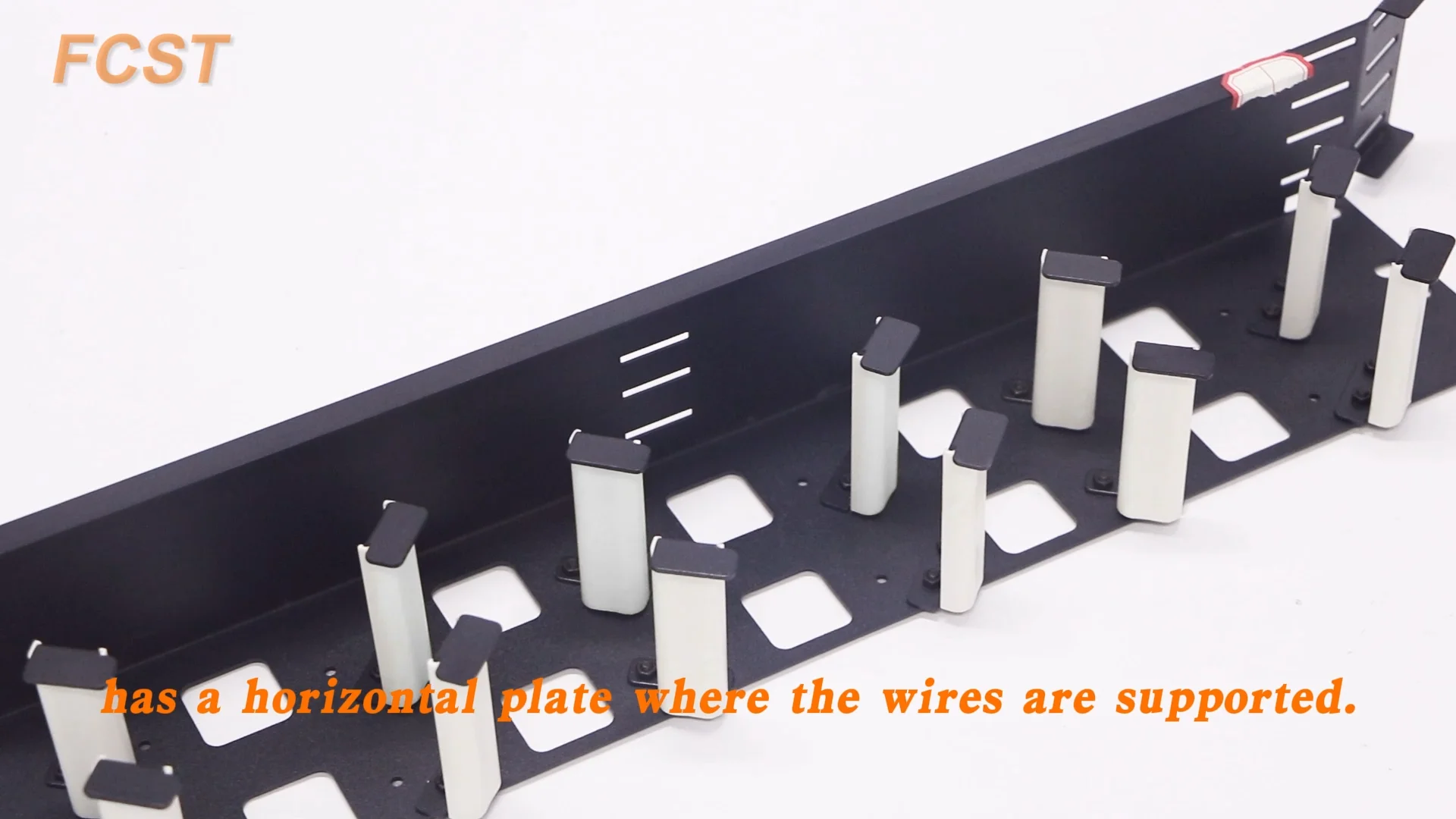 Fcst 19" 2u Optical Fiber Cable Horizontal Organizer For Cable ...