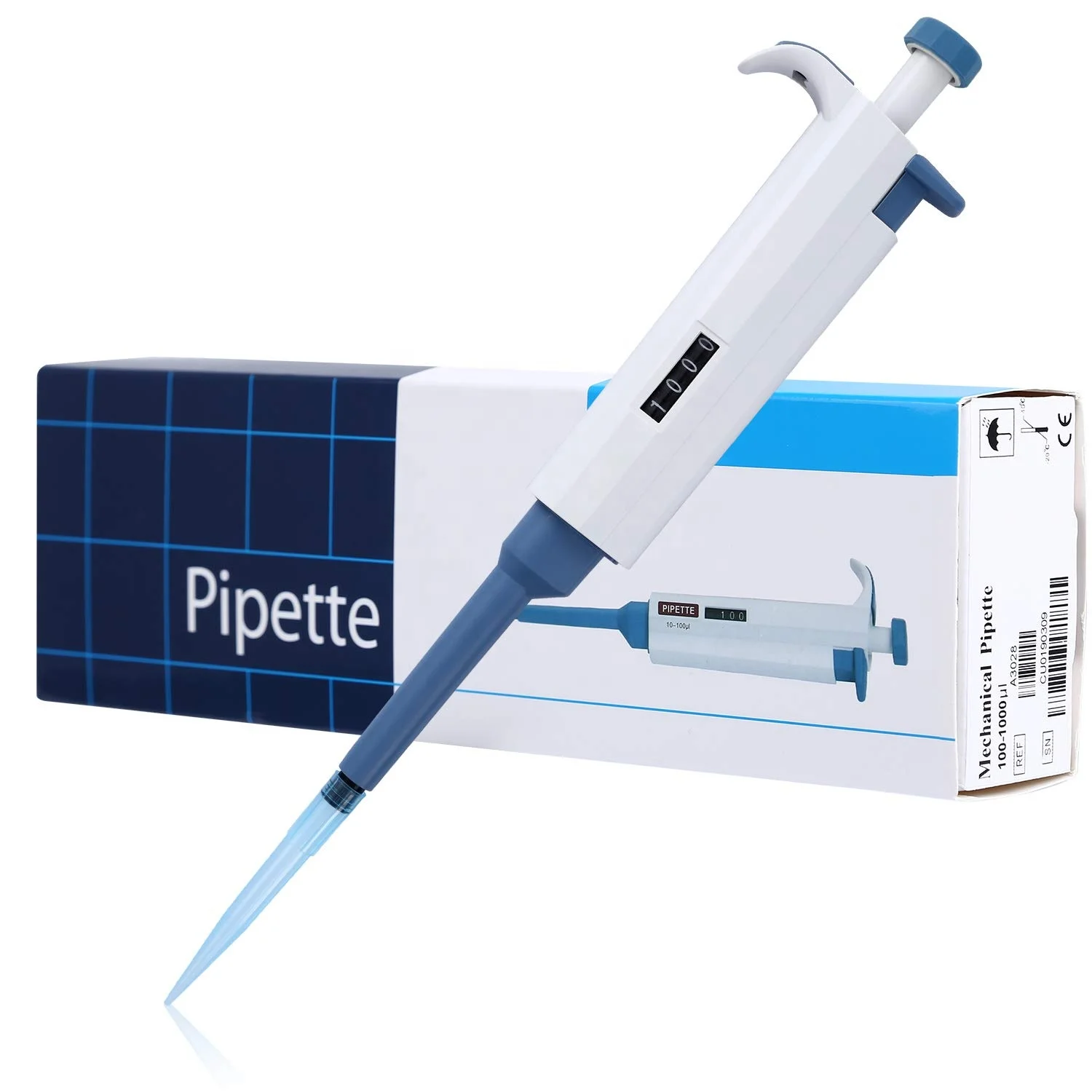 Laboratory Micropipette Adjustable Pipettes Plastic Table Linear Micro ...