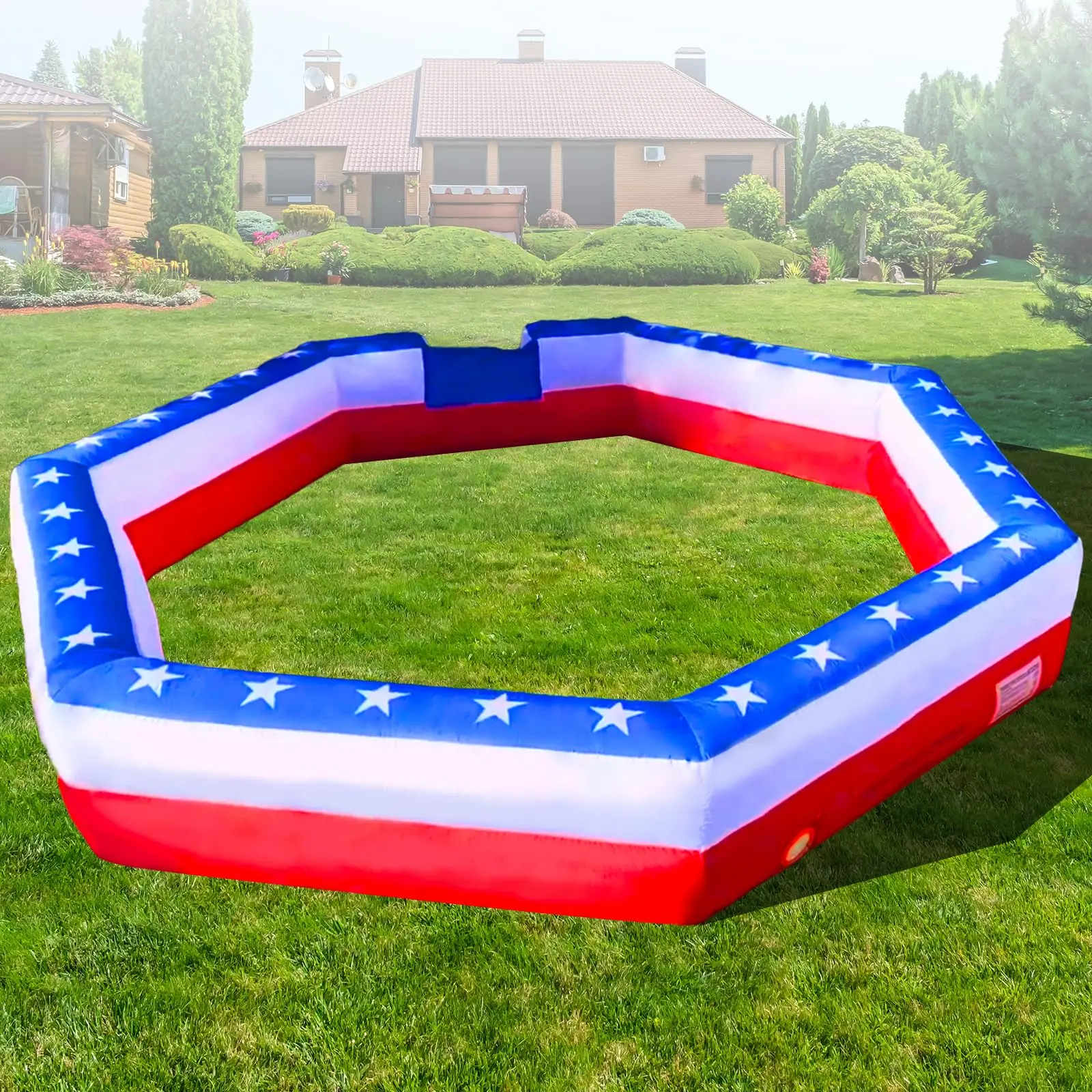 15FT Portable Interactive Inflatable Air Gaga Ball Pit for Sports Games ...