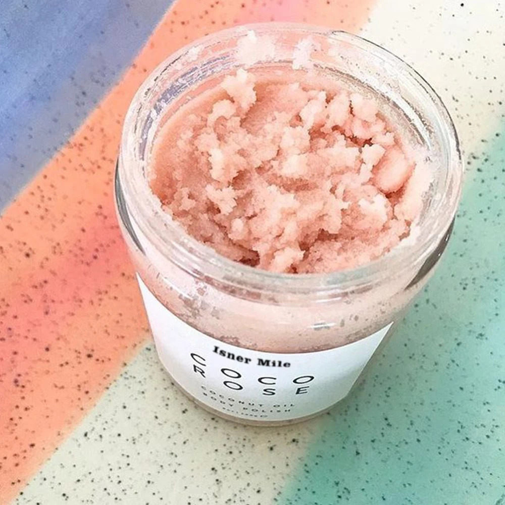 OEM Sucrose Sugar Body Scrub Coconot Rose Exfoliating Body & Face Scrub ...