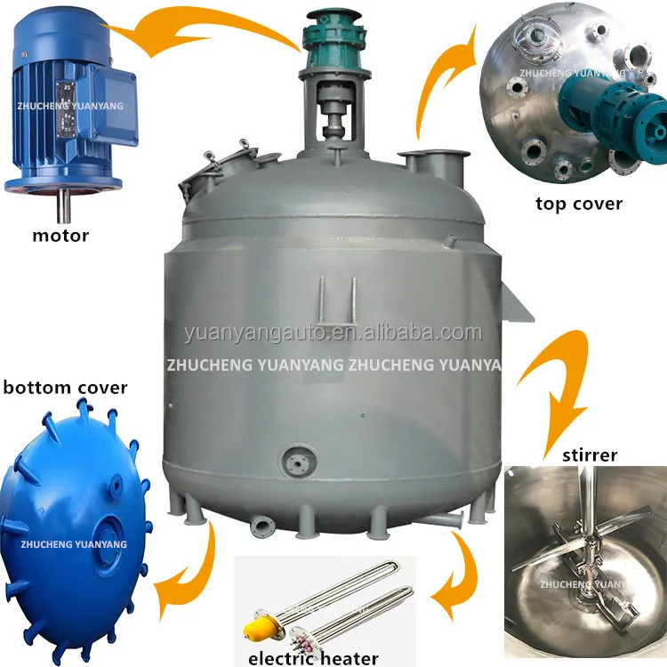 8000L Stainless Steel Reactor for Polyester Resin Production