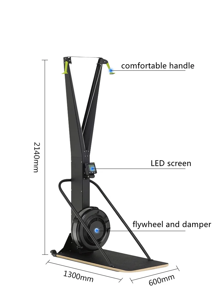 Ski Simulator Machine - Cardio Exercise with Wind Resistance