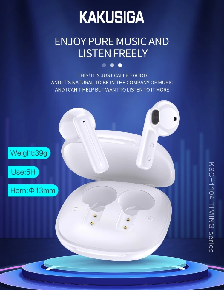 KAKUSIGA TWS Wireless Headphones - Noise Cancelling & Fast Pairing
