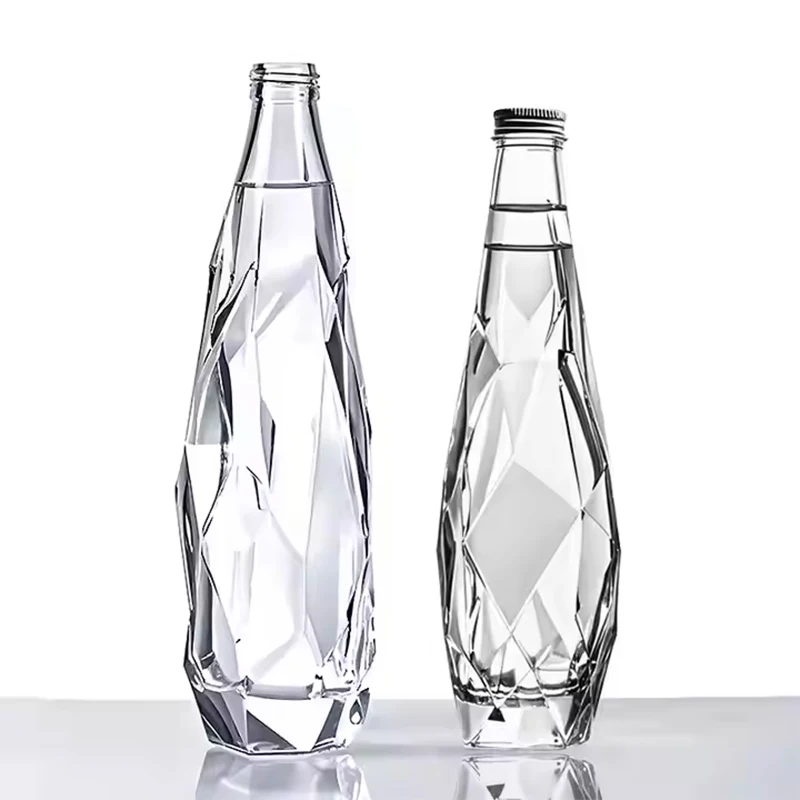 Luxurious Diamond Shape Alcohol Bottles - 350ml, 500ml, 750ml