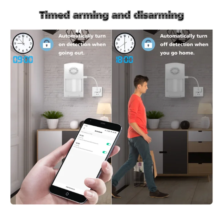 Smart Home Anti-theft Alarm System Pip Motion Detector Anti Pet ...