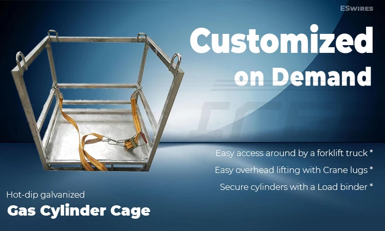 Customized Heavy Duty Storage Gas Cylinder Pallet Rack