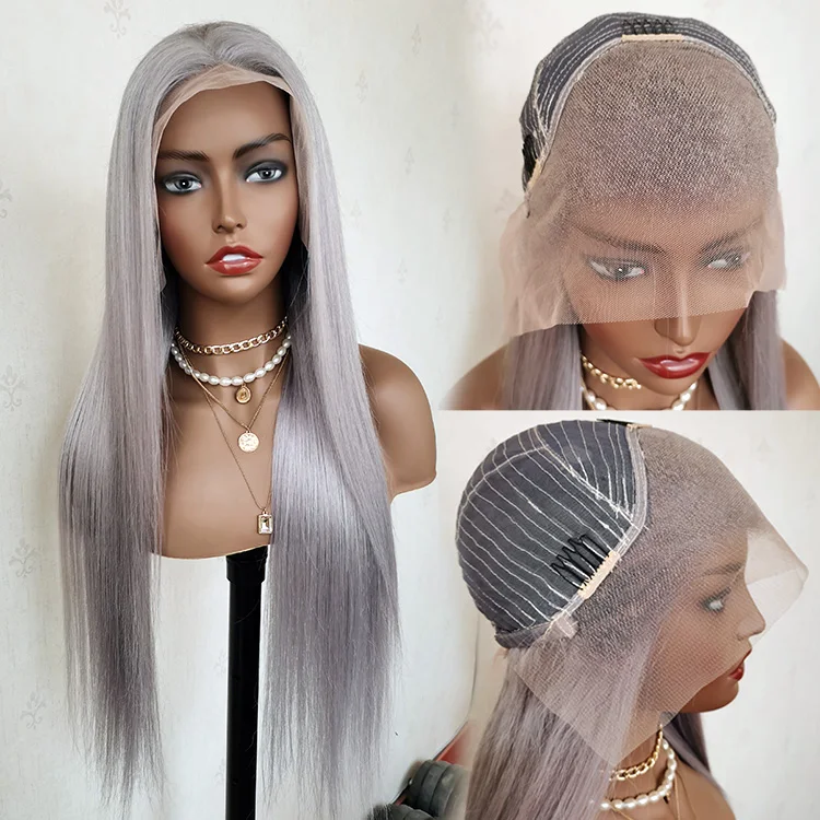 Colored Wigs Hd Lace Front Grey Wigs Frontal Lace Wigs Transparent For ...
