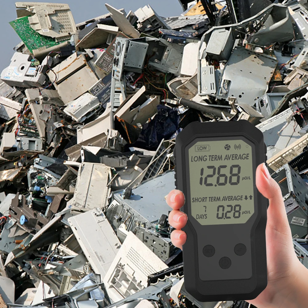 Professional Digital Radon Gas Meter Air Quality Monitor Powered by ...