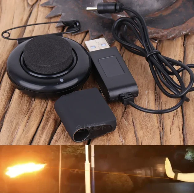 MINI FIRE WATCH Remote Control Fire Magic Props Fun Party