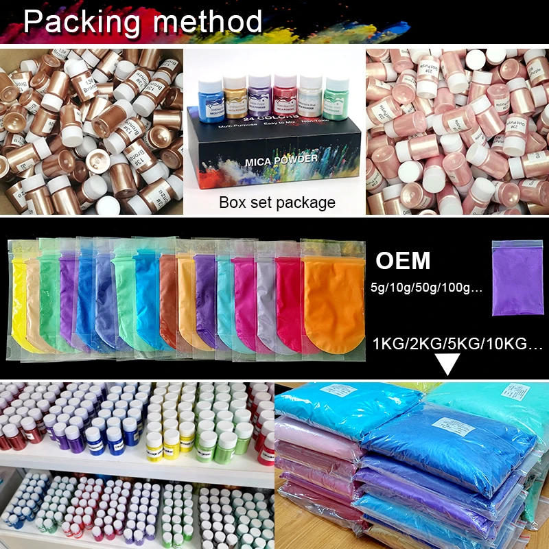 Wholesale Mica Colors Pearl Pigment 1kg Bulk Natural Shimmer Mica ...