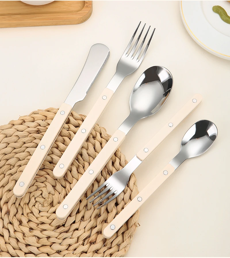 Korean Style Kitchen Utensil Note Design Modern Semi Knife Fork Spoon ...