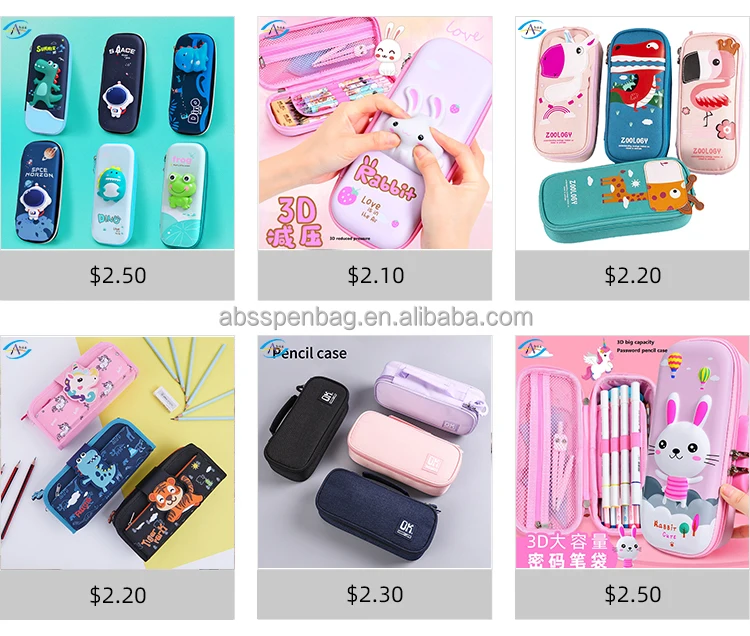 Pencil Box For Kids Cute Storage Case For School Supplies Holds Up To ...